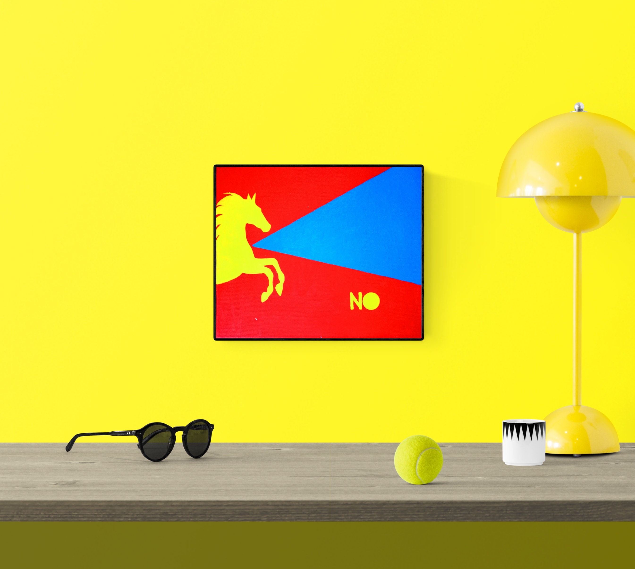 Neigh Sayer Art Original Horse Painting - Etsy