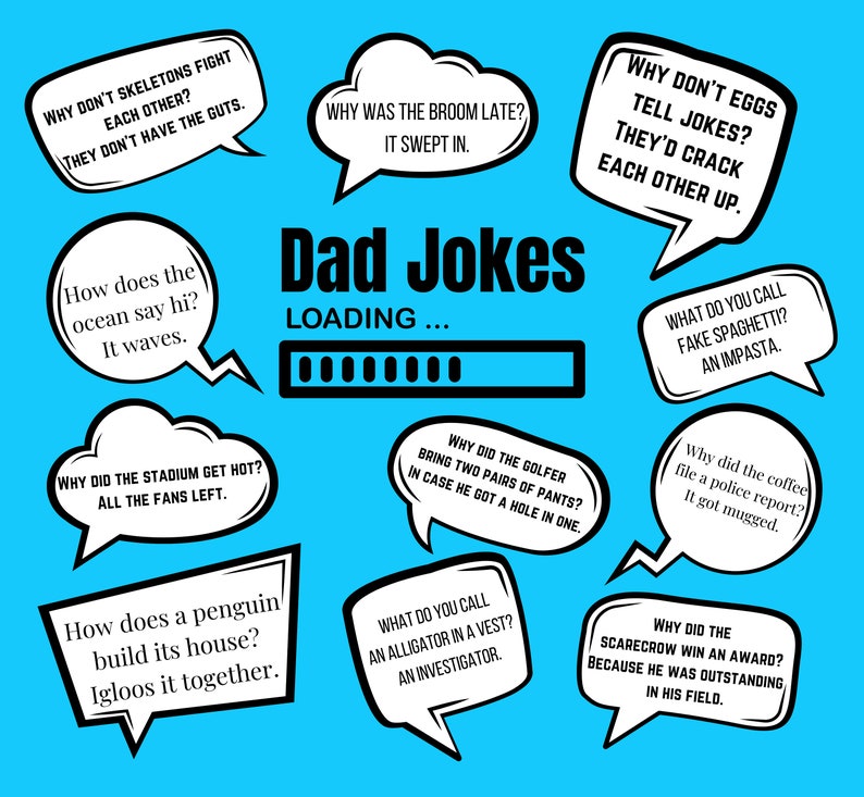 Dad Jokes Loading Corny Jokes Sublimation Tumbler Digital File Download ...
