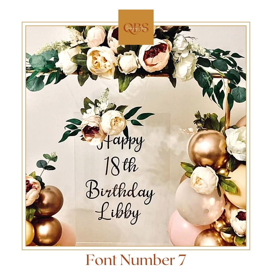 Custom Balloon Label Label for 12-18 Inch Balloon A5/A4 Sign - Etsy