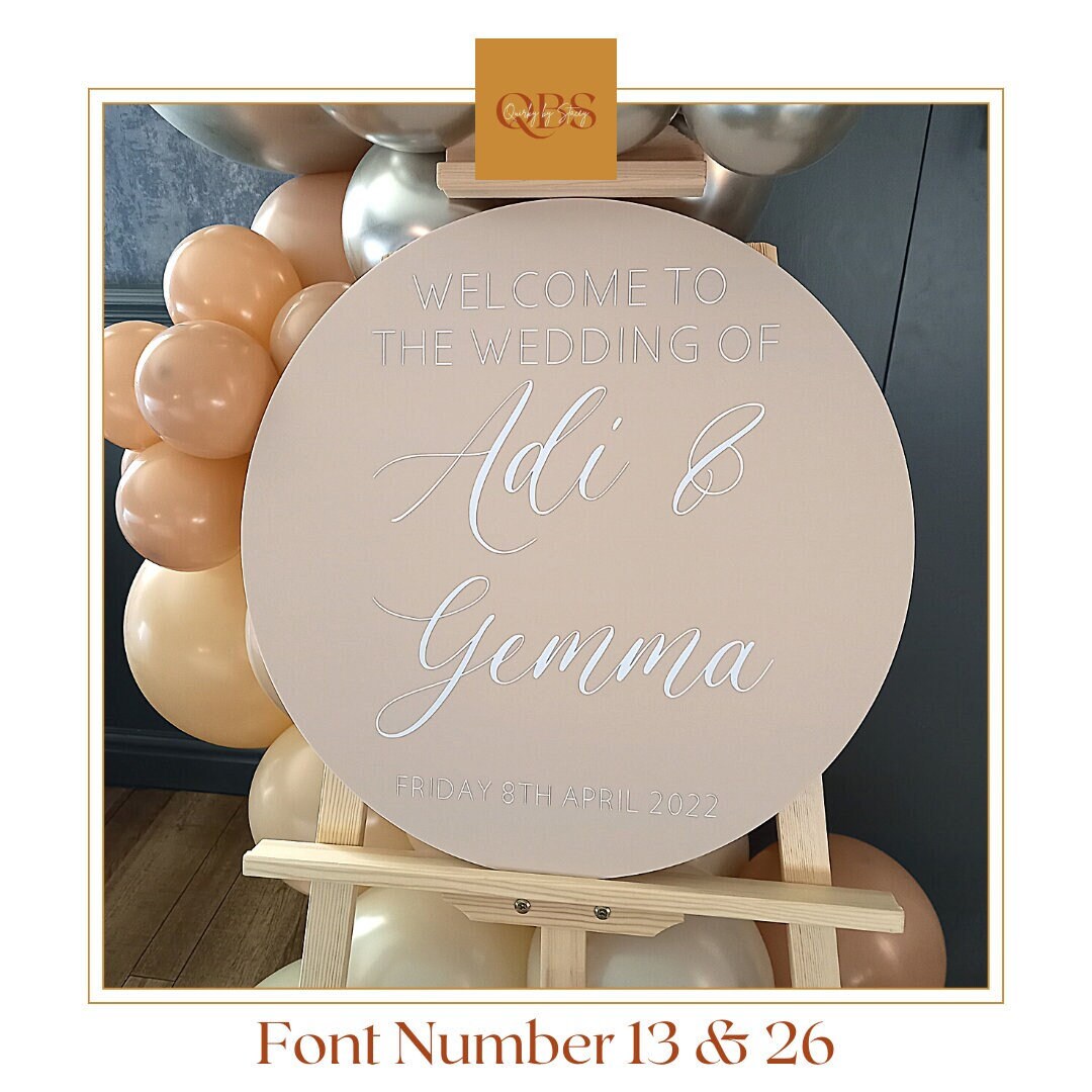 Acrylic Disc Signage Label, Sail Board Labels, Wedding Signage, Table ...