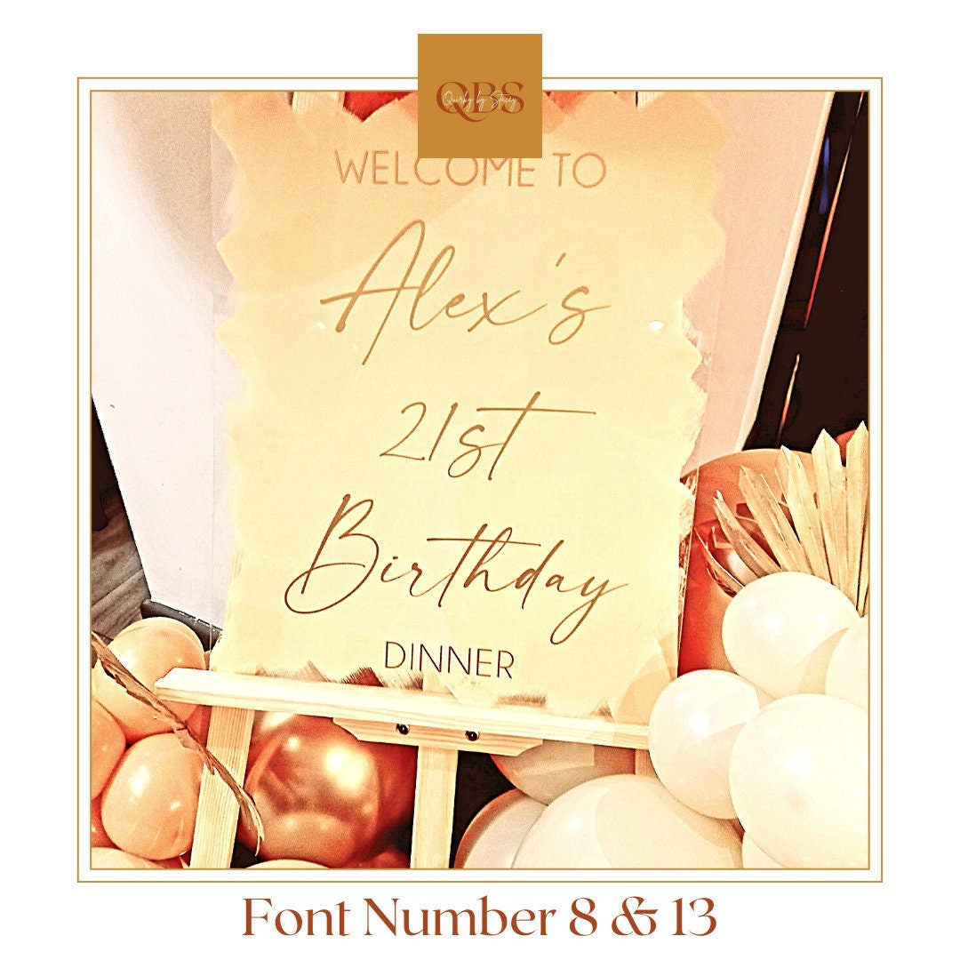 Acrylic Disc Signage Label Sail Board Labels Wedding - Etsy