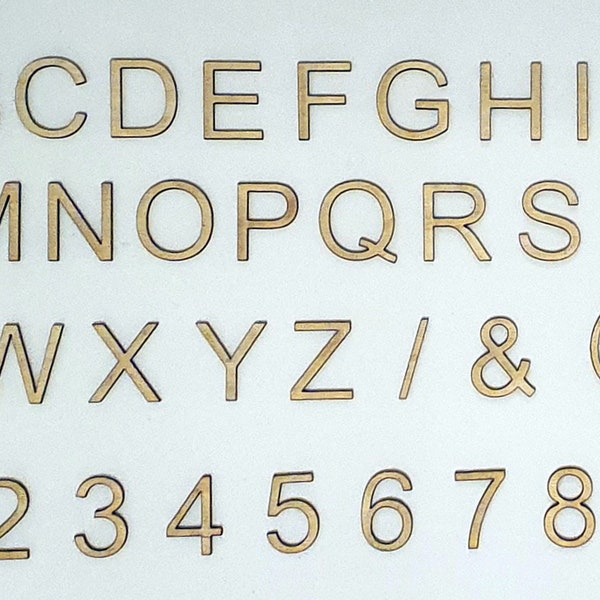 Laser Cut Letters - Etsy UK