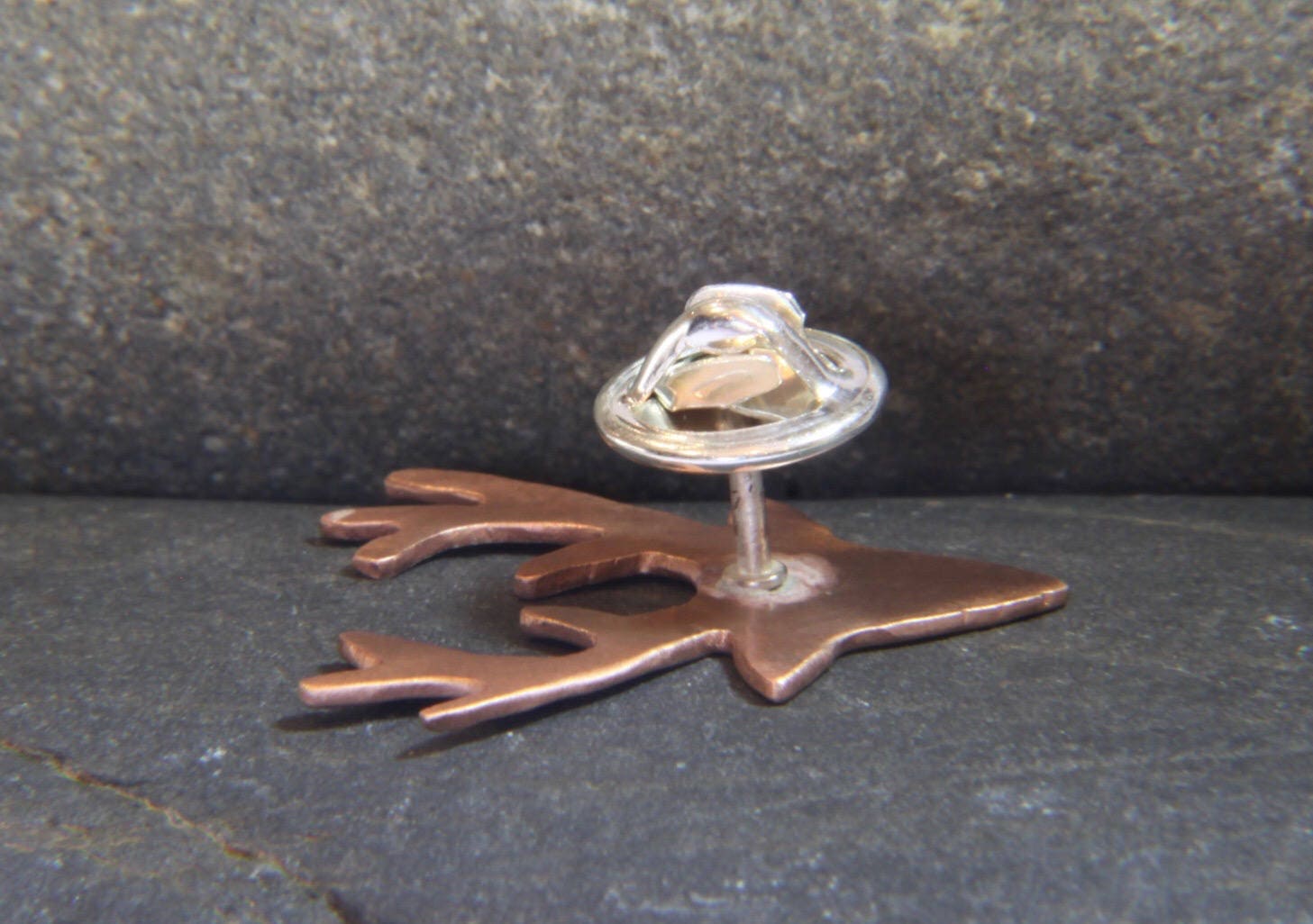 Stags Head Pin Sterling Silver Stag Head Suit Lapel Pin - Etsy