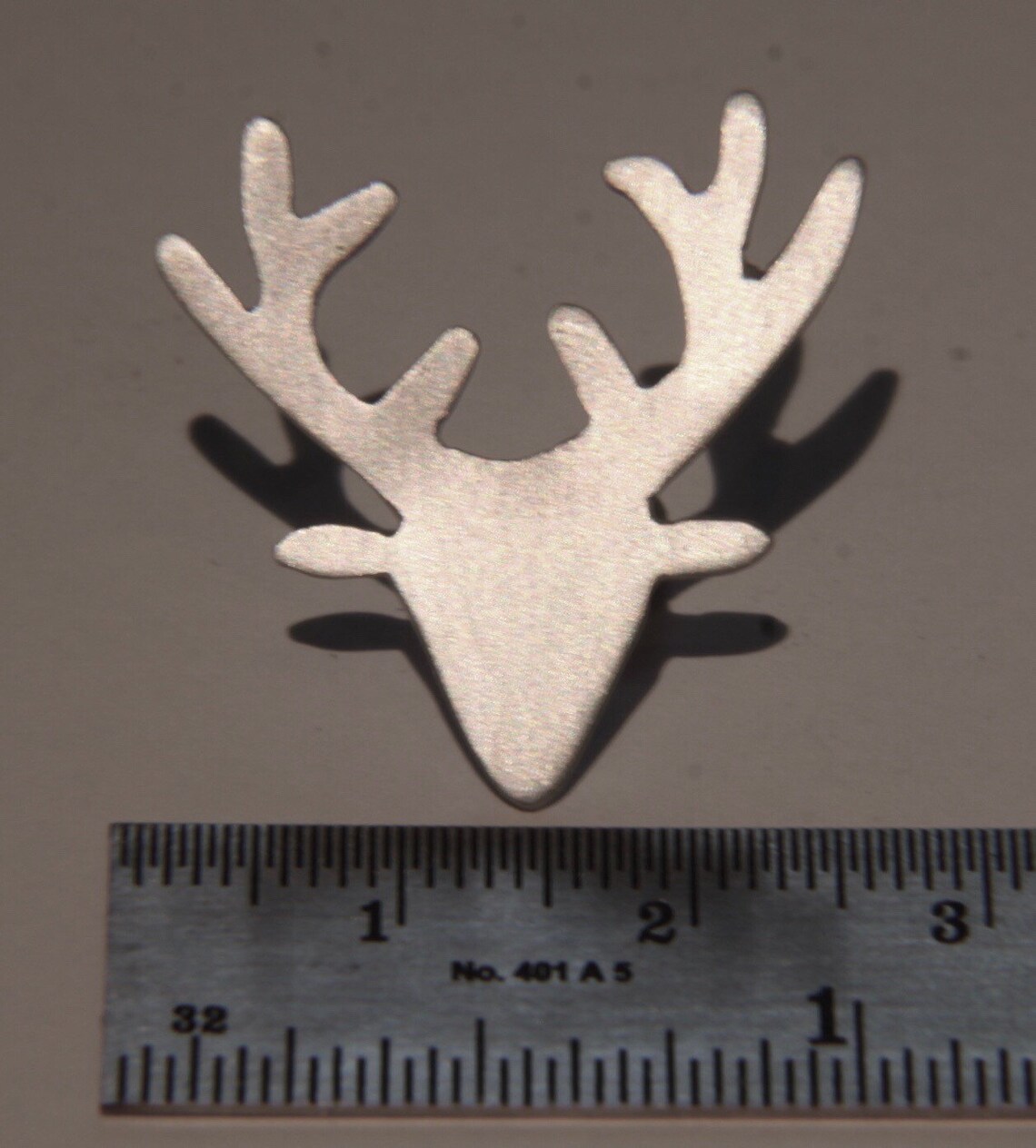 Stags Head Pin Sterling Silver Stag Head Suit Lapel Pin - Etsy