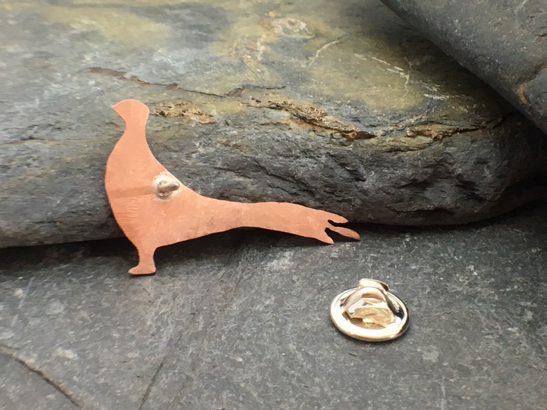 Pheasant pin pheasant lapel pin game bird tie tack | Etsy