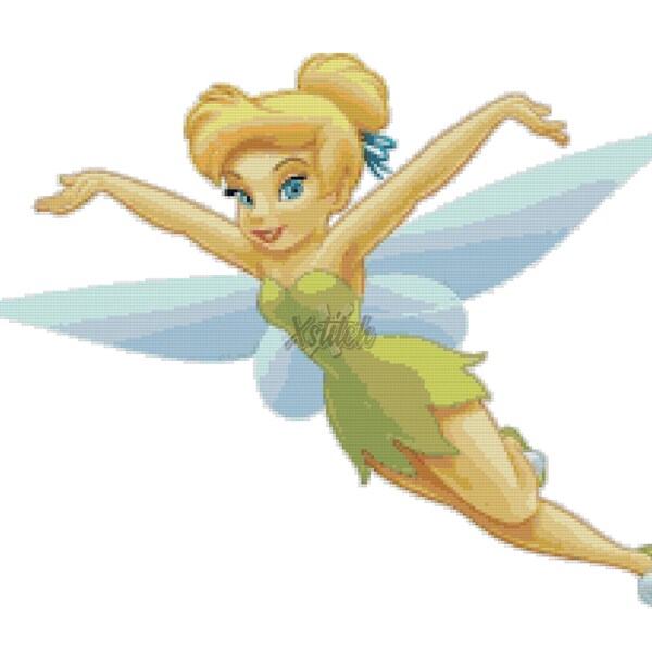 Tinkerbell Cross Stitch Pattern - Etsy