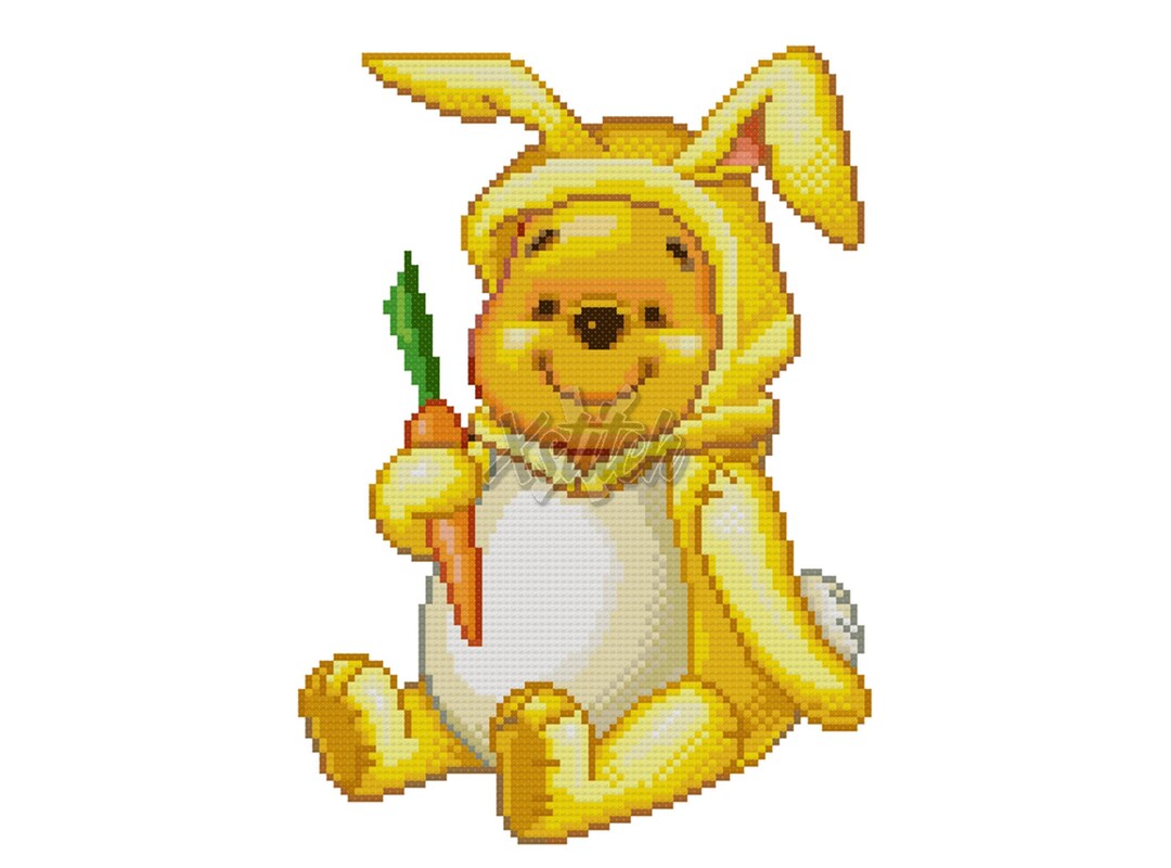 Winnie the Pooh Cross Stitch Pattern - Etsy