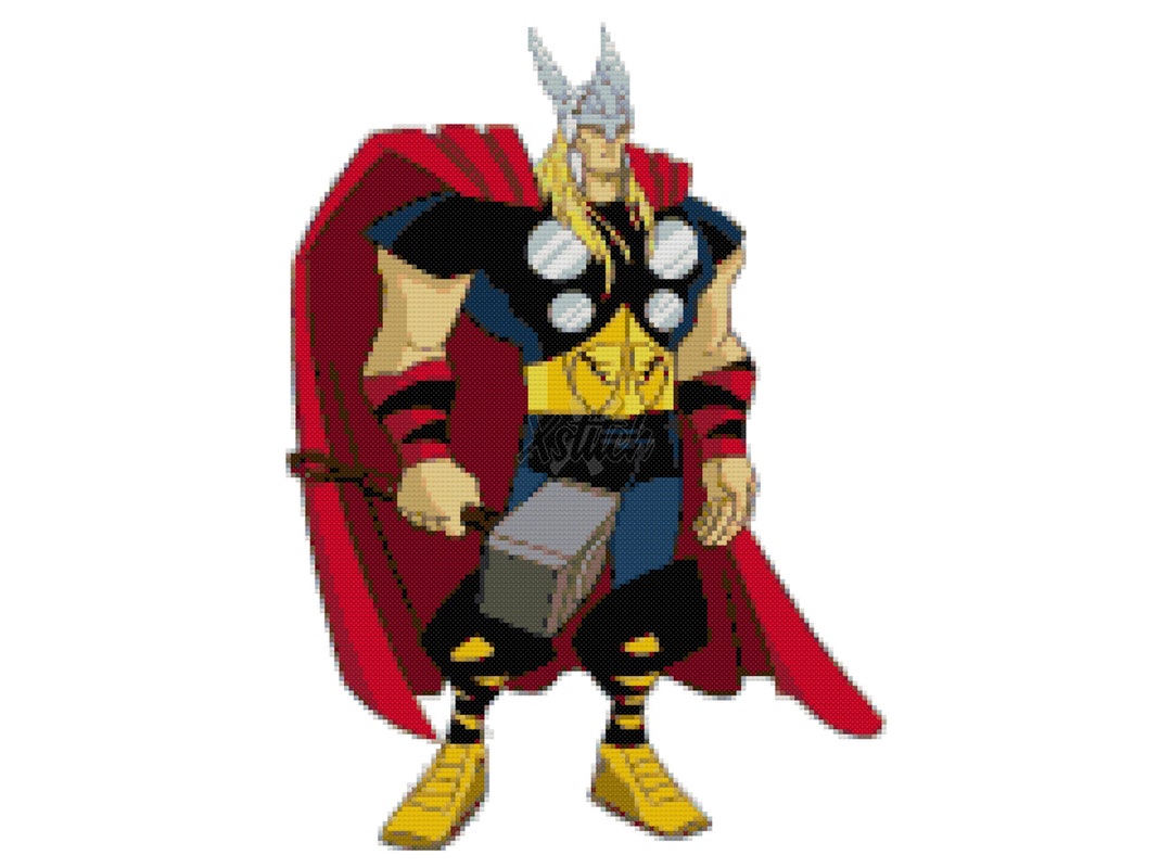 Thor Cross Stitch Pattern - Etsy
