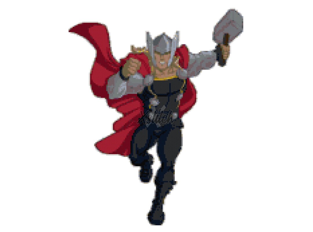Thor Cross Stitch Pattern - Etsy