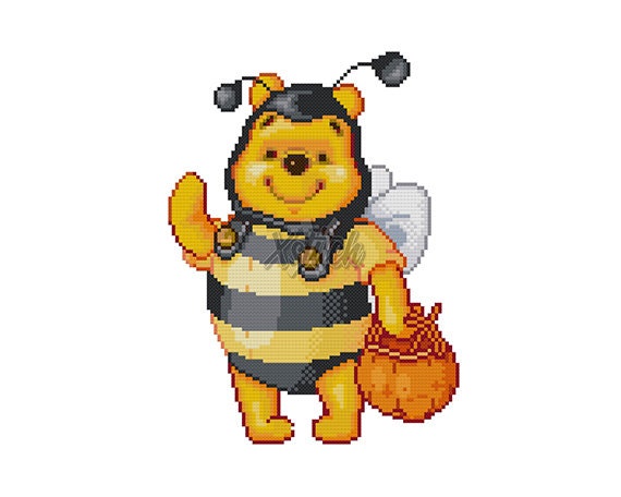 Winnie the Pooh Cross Stitch Pattern - Etsy Australia