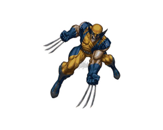 Wolverine Cross Stitch Pattern - Etsy