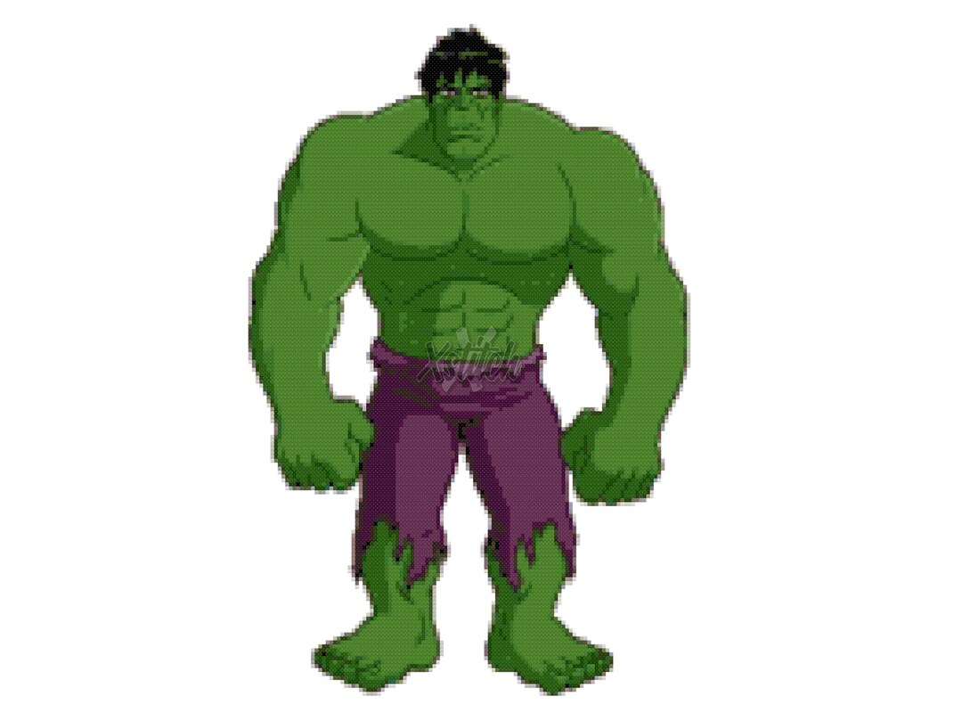 The Incredible Hulk Cross Stitch Pattern - Etsy