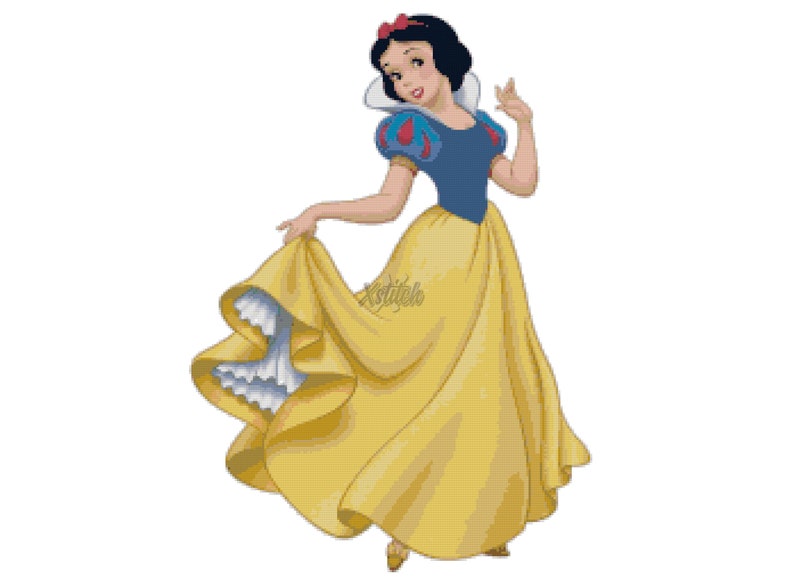 Snow White Cross Stitch Pattern - Etsy UK