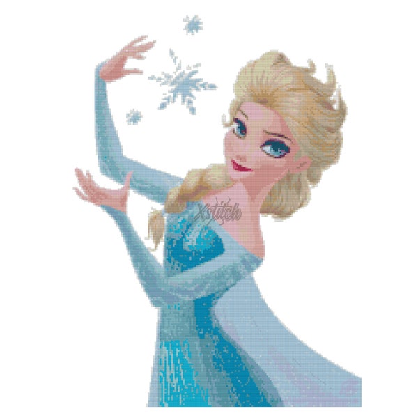 Elsa Cross Stitch - Etsy
