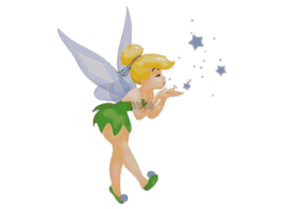 Tinker Bell Cross Stitch Pattern - Etsy