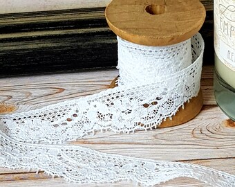 Beautiful Vintage Style Nottingham Lace Trim by the Meter | Etsy