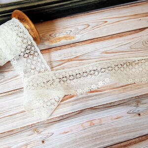 Beautiful Vintage Style Nottingham Lace Trim by the Meter, 3.5cm ...