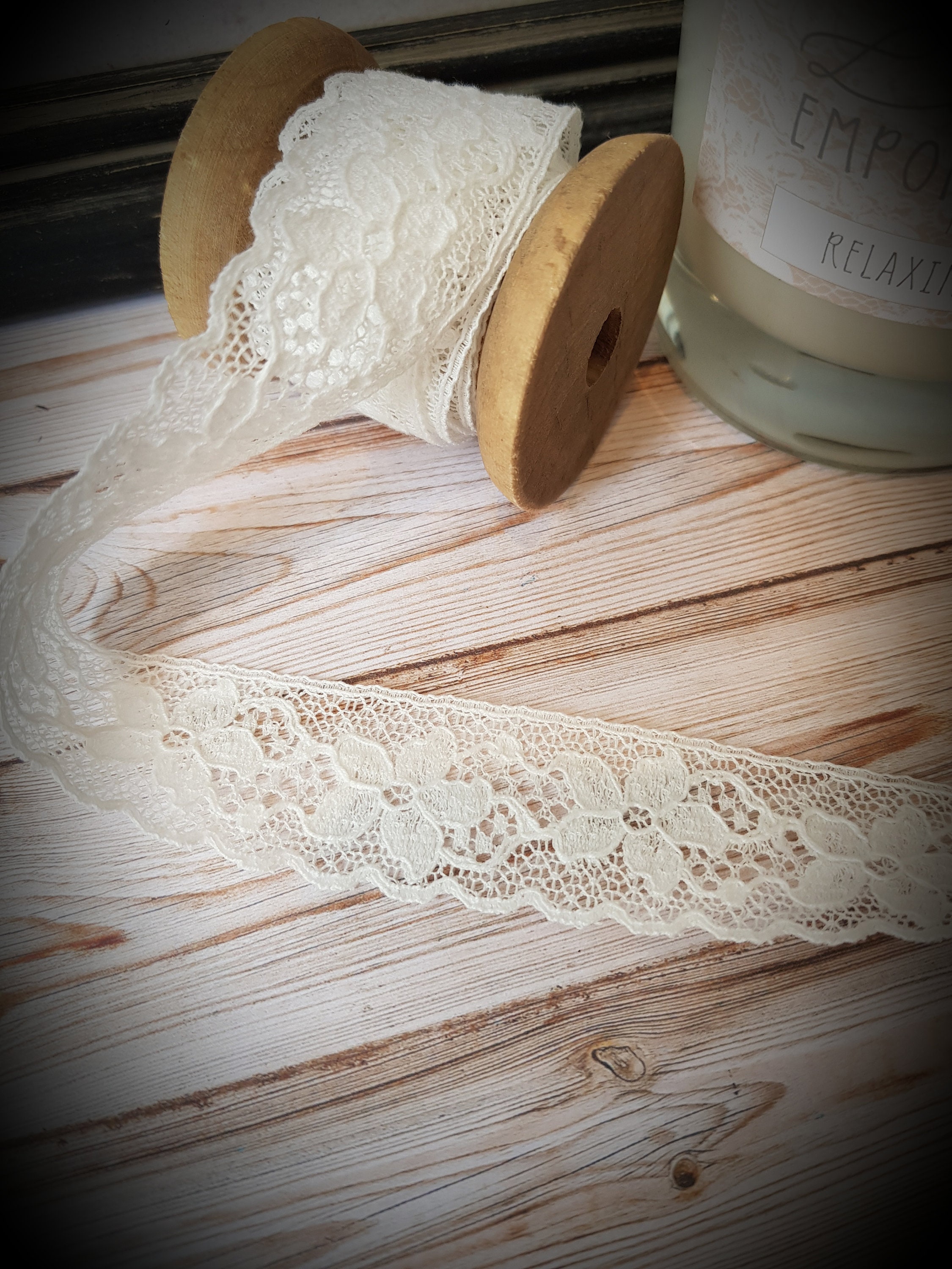 2.7cm Narrow Vintage Style Valenciennes Nottingham Lace Trim - Etsy