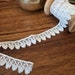 1.8cm Vintage Art Deco Style Nottingham Lace Trim by the Meter, Narrow ...