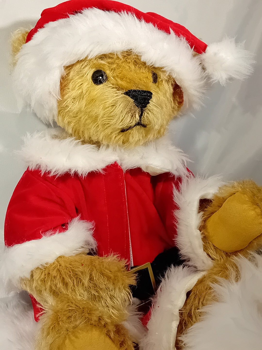 Christmas Santa Teddy Bear - Etsy