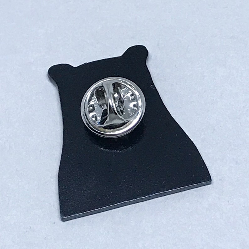 Pin Badge Polar Bear Bowie Bear 30mm Soft Enamel Pin Badge - Etsy
