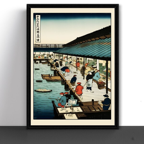 Fish Woodblock Print - Etsy