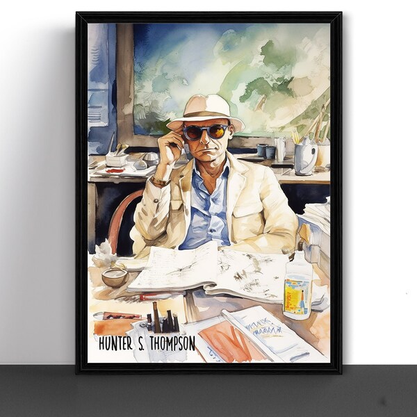 Hunter Thompson - Etsy