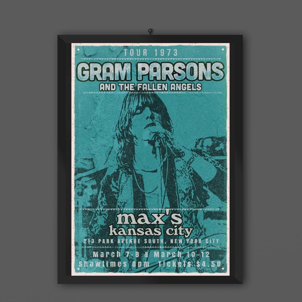 Gram Parsons - Etsy