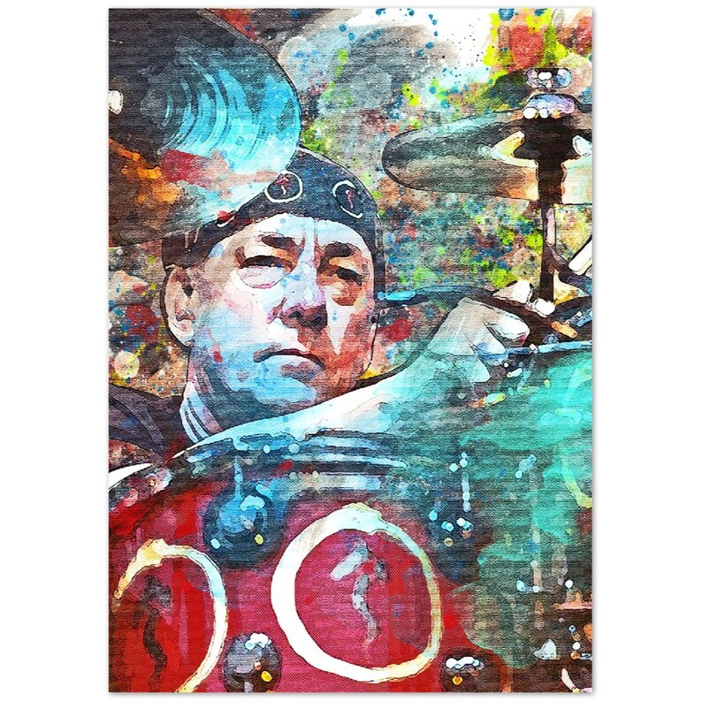 Neil Peart Rush Art Print Poster Watercolor Painting - Etsy