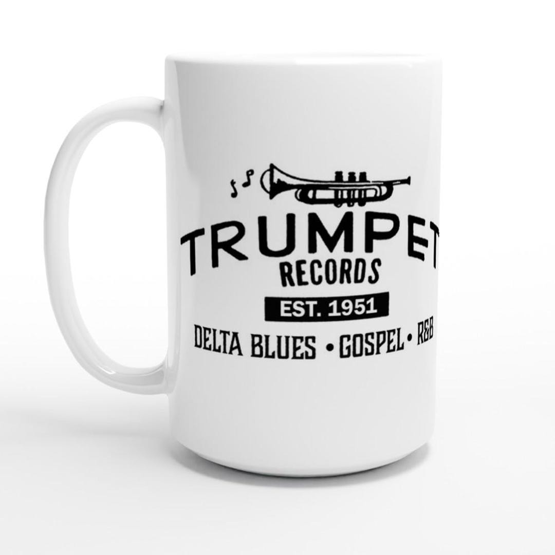 Trumpet Records Vintage Record Label Logo 15 Oz Mug - Etsy