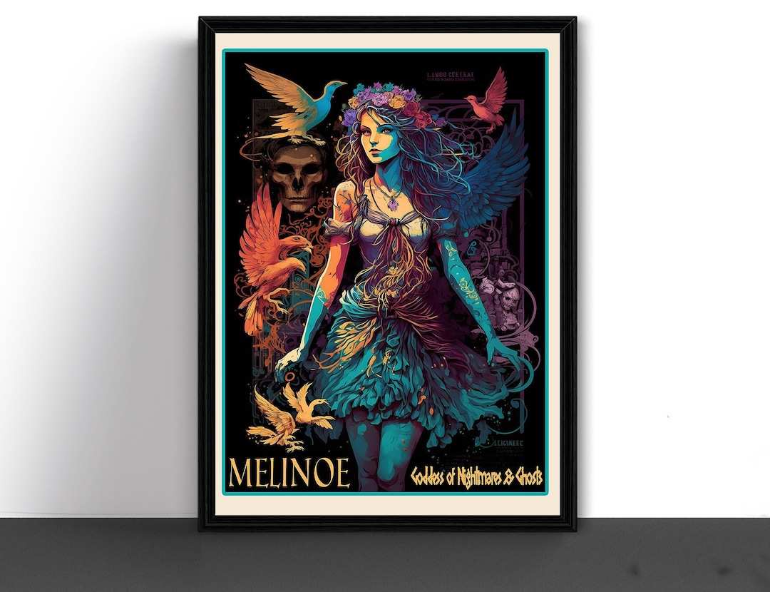Melinoe Goddess of Nightmares and Ghosts Fine Art Print Poster Greek Mythology - Etsy