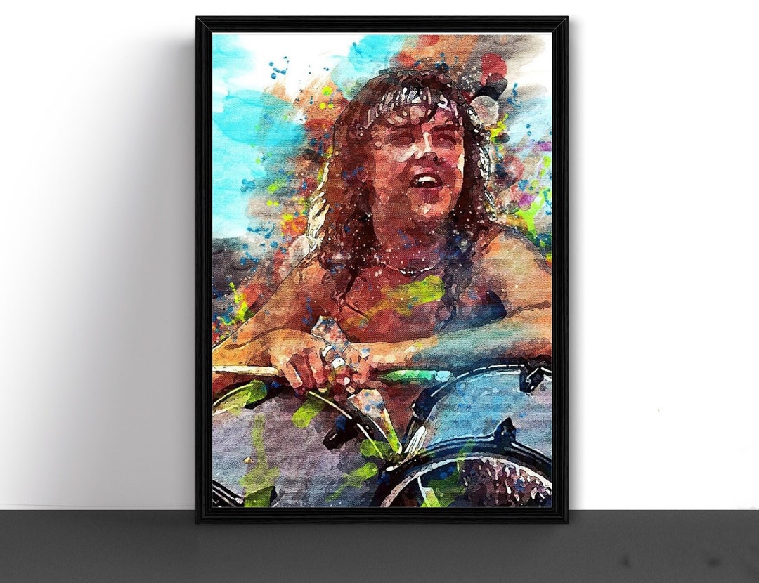 Lars Ulrich Metallica Art Print Poster Watercolor Painting - Etsy
