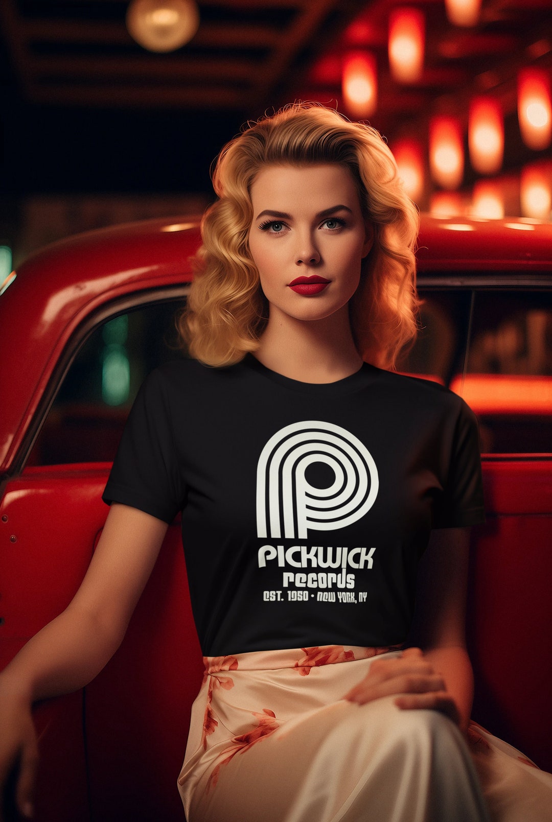 Pickwick Records Logo Vintage Record Label Unisex T-shirt Tee - Etsy