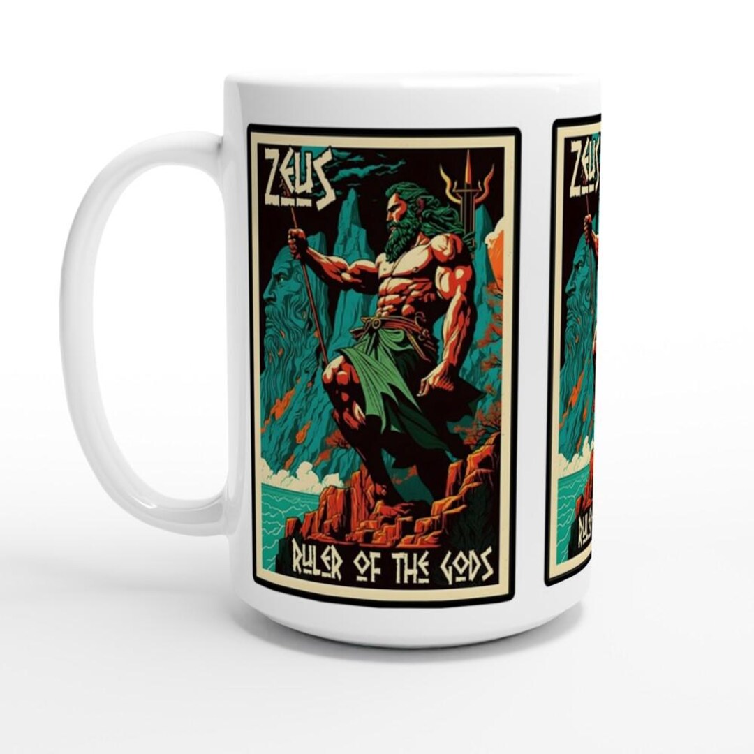 Greek Mythology Zeus Ruler of the Gods 15 Oz. Coffee Mug - Etsy