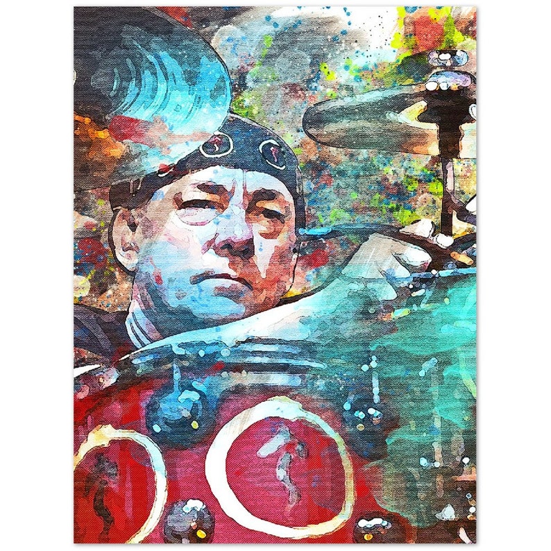 Neil Peart Rush Art Print Poster Watercolor Painting - Etsy