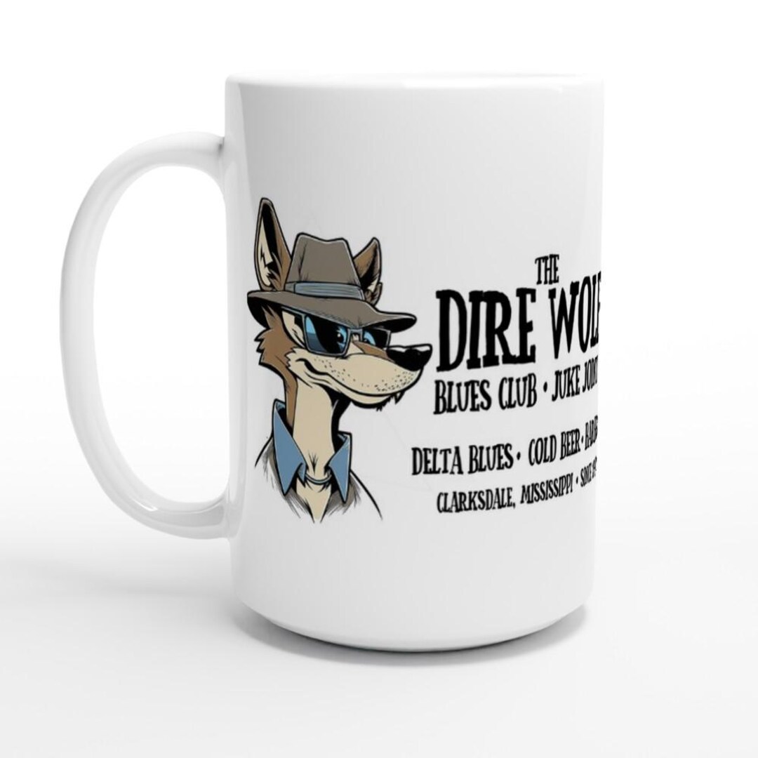 Dire Wolf Blues Club Juke Joint 15 Oz. Coffee Mug - Etsy