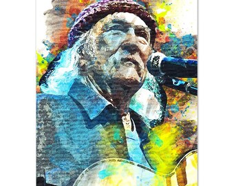 David Crosby Poster - Etsy