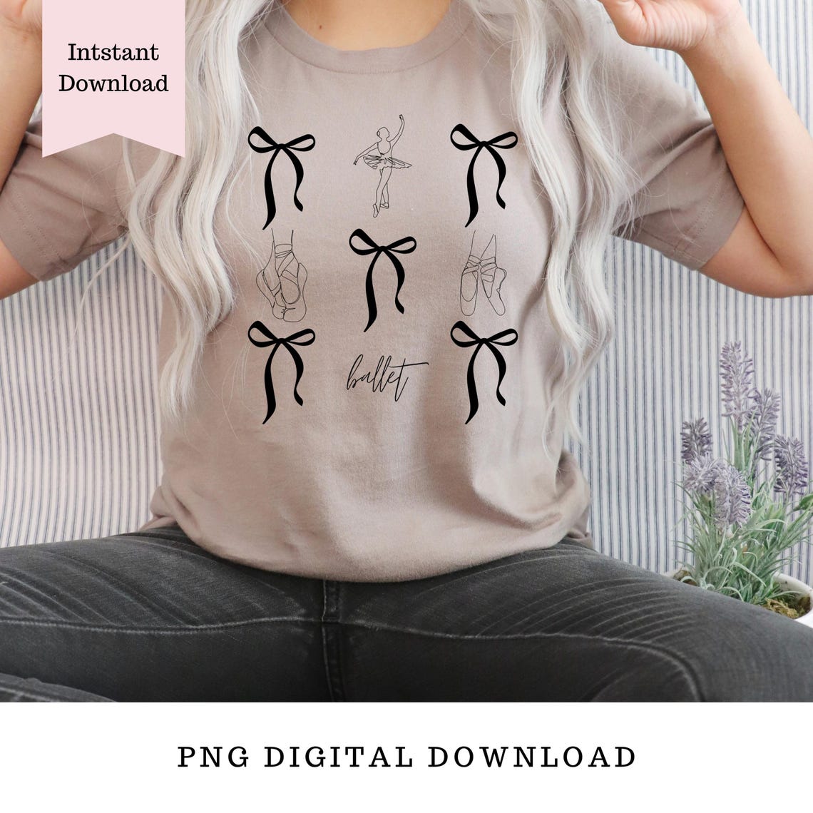 Ballet and Bows PNG, Ballet Dancer PNG, Black Bows and Ballet PNG ...