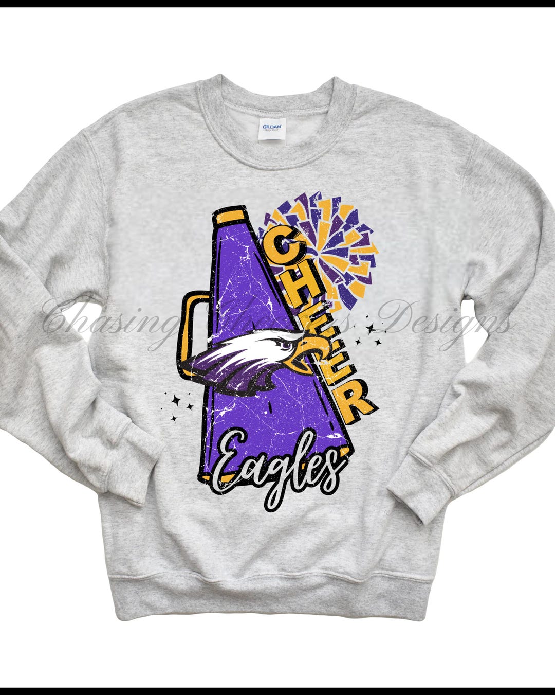 Eagles Cheer PNG: Purple Team Spirit Design (digital Download) - Etsy