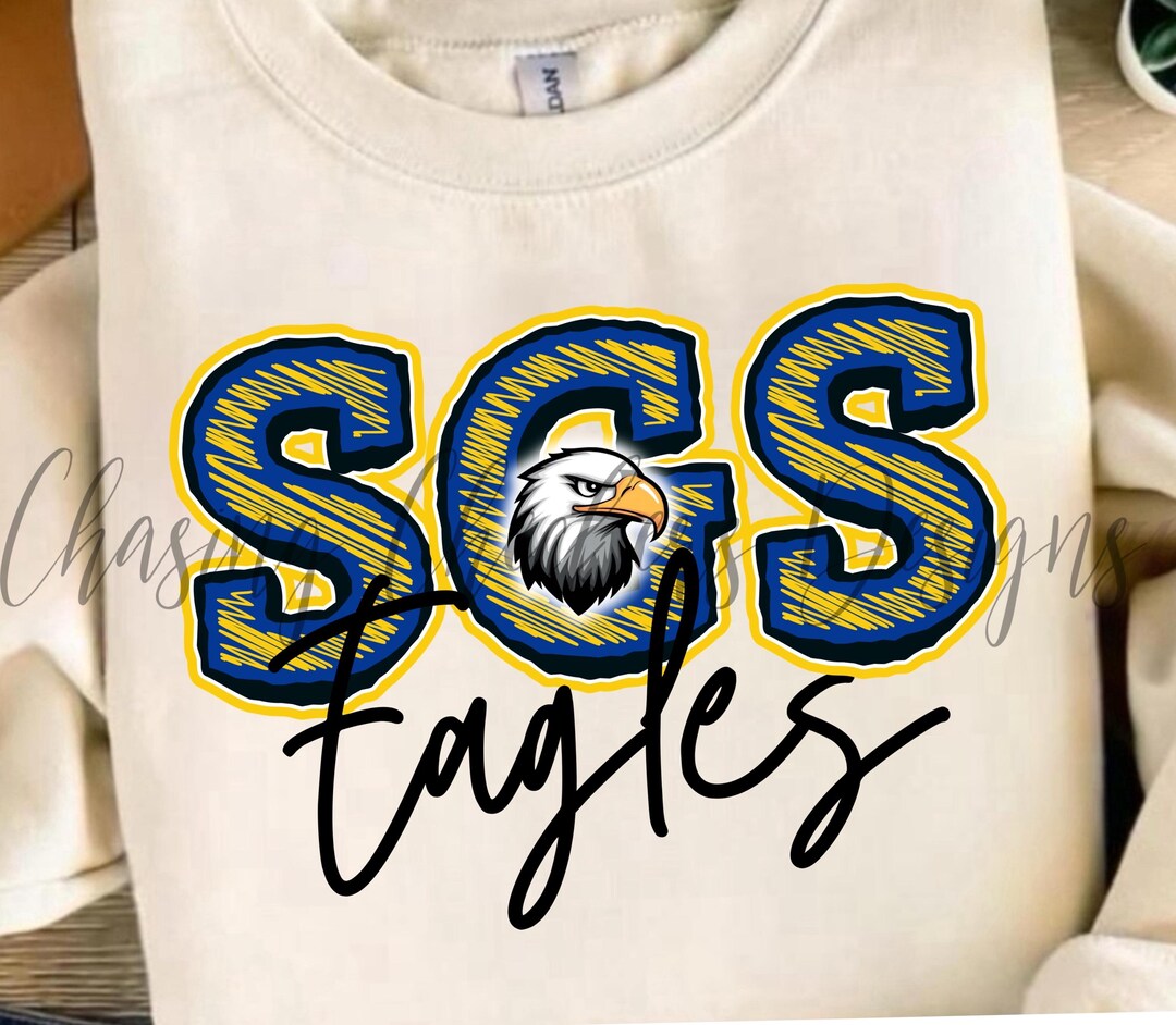 SGS Eagles PNG: Blue Team Spirit Design (digital Download) - Etsy