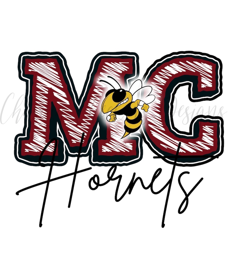 MC Hornets PNG: School Spirit Design (digital Download) - Etsy