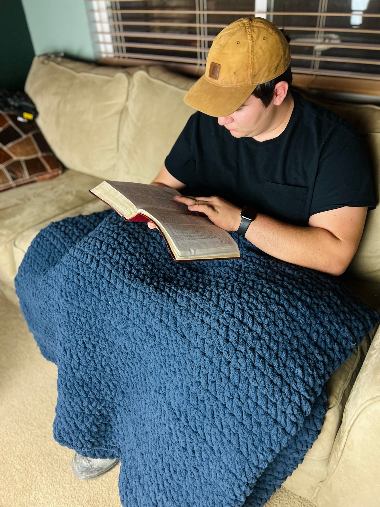 MEN'S CROCHET BLANKET Pattern / Beginner Crochet Blanket - Etsy