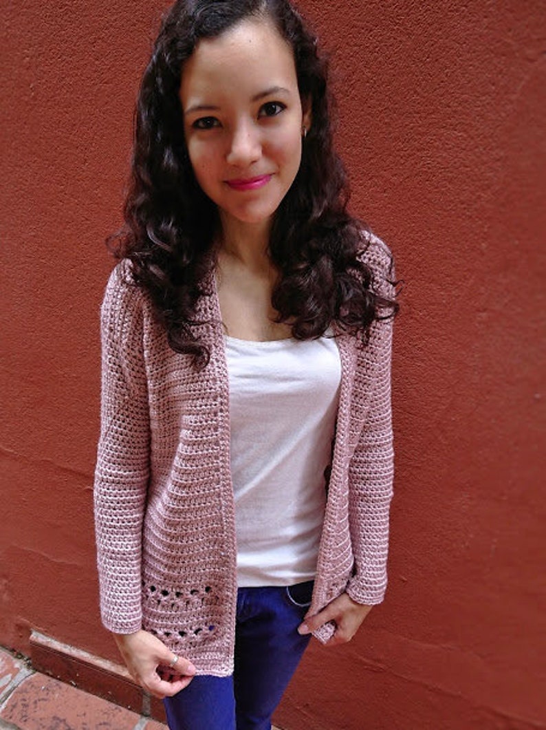 Angelica Cardigan — Easy & Long Crochet Cardigan Pattern for Women ...