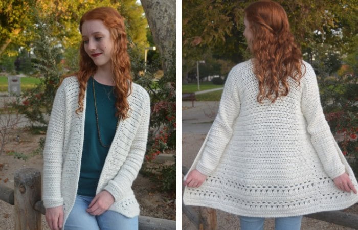 Angelica Cardigan — Easy & Long Crochet Cardigan Pattern for Women ...