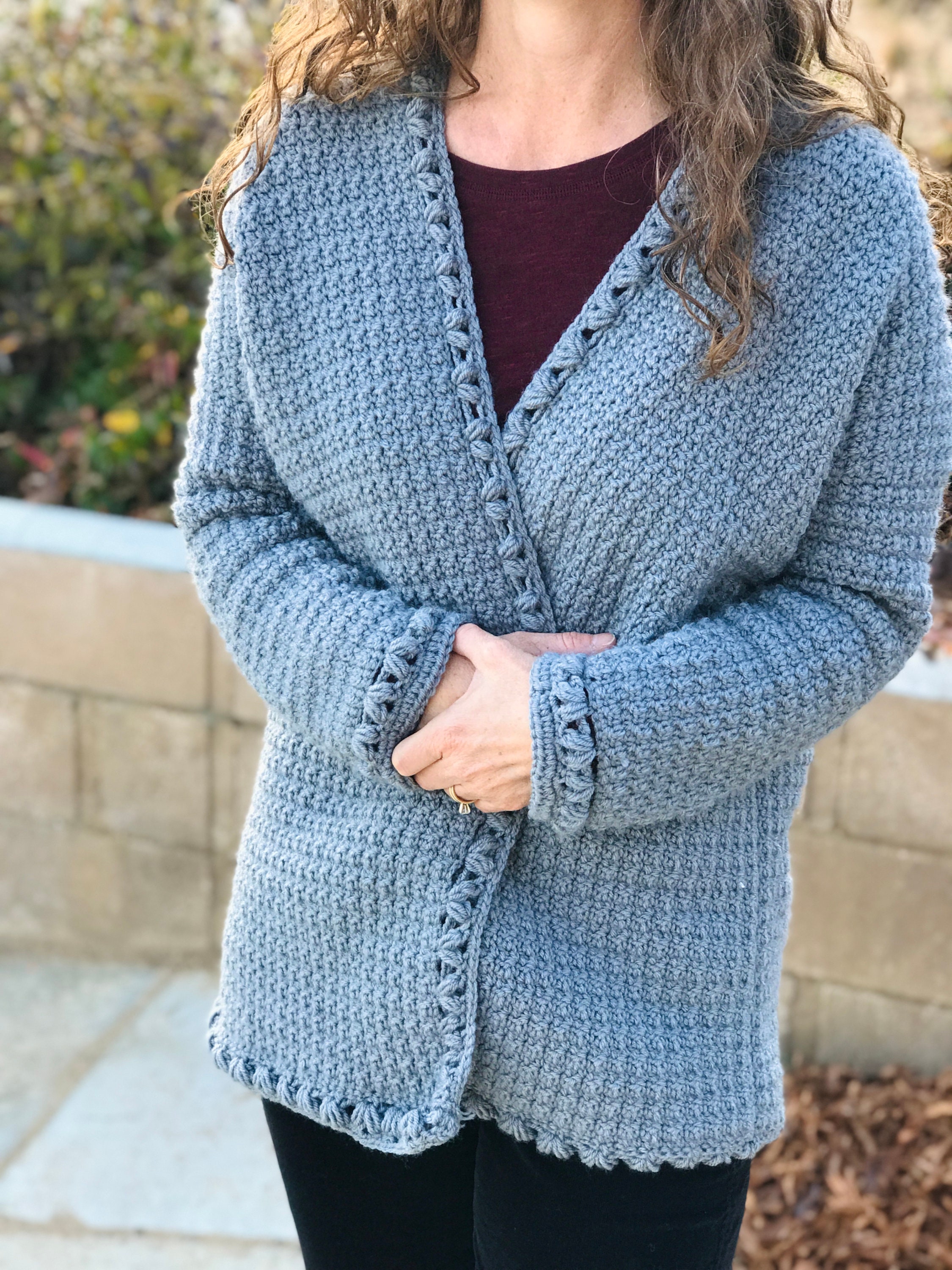 The Becky Cardigan an Oversized Crochet Cardigan Pattern for - Etsy