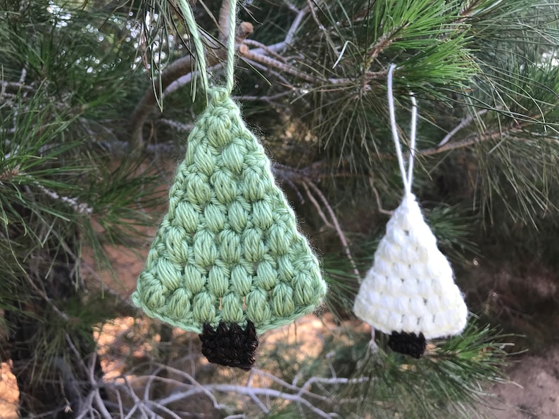 Crochet Flat Christmas Tree Pattern | Crochet Christmas Tree Ornament ...