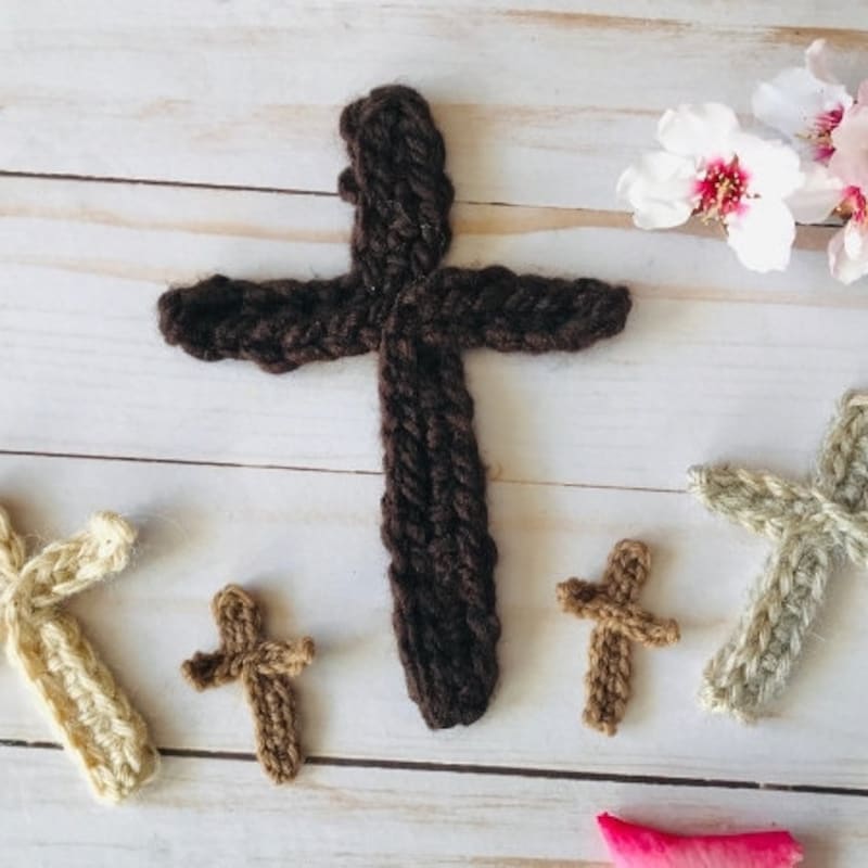 Crocheted Cross - Etsy