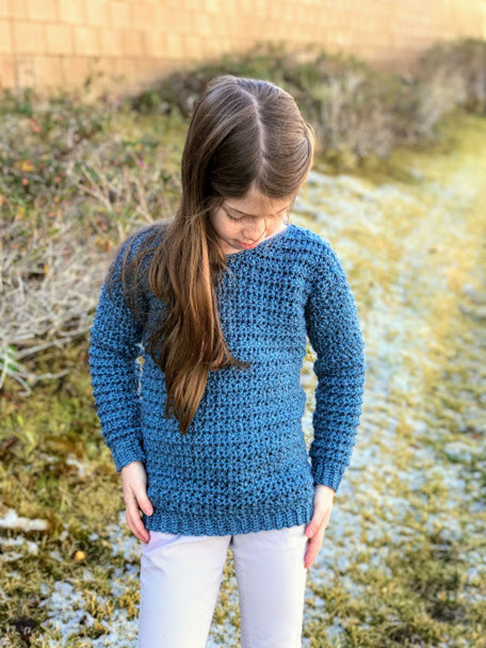 Kids Crochet Sweater Pattern: Child Size Crochet Pattern 2-12, Children ...