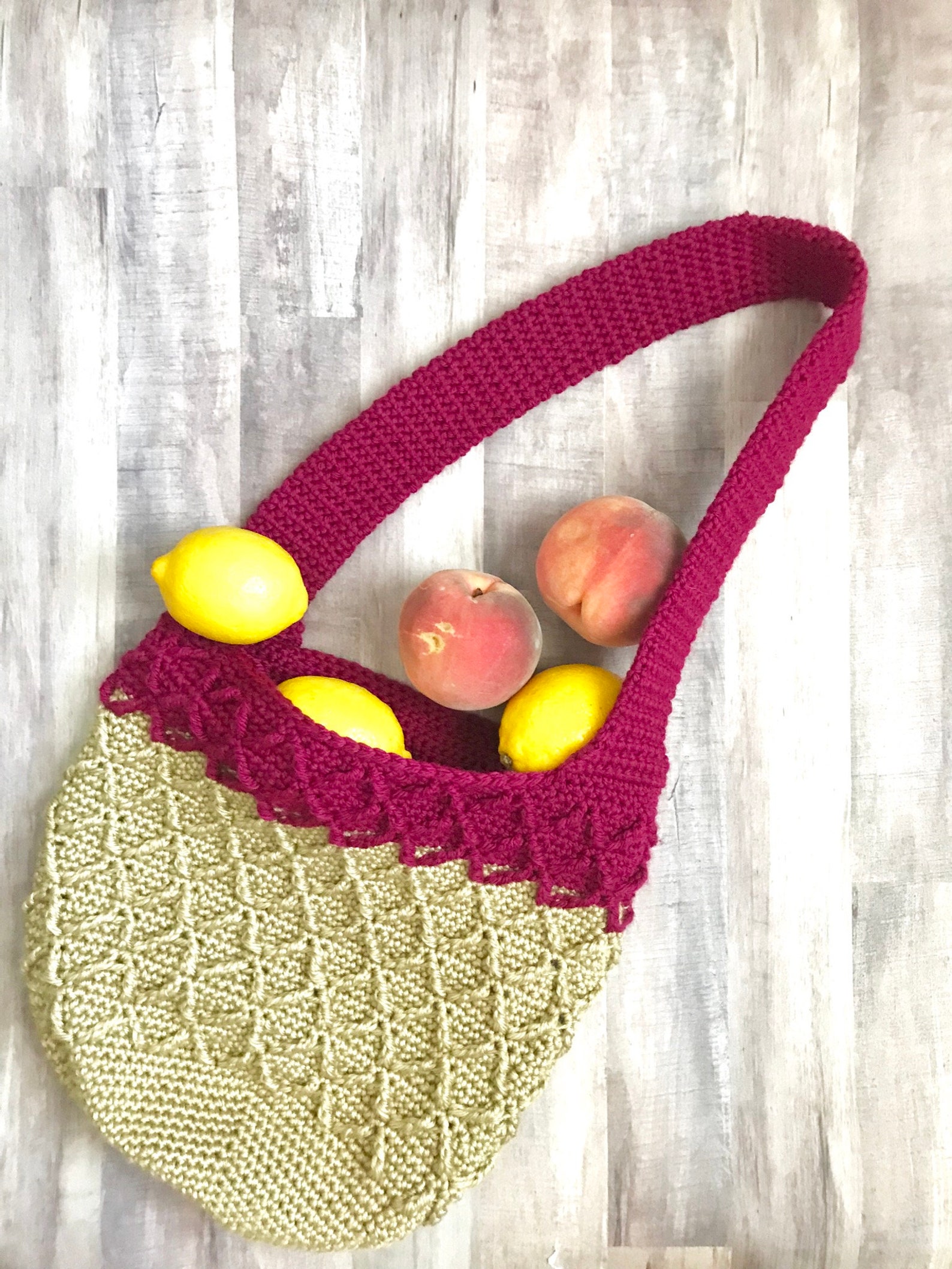 Diamond Cable Bag Crochet Pattern, Crochet Market Bag, Crochet Purse ...