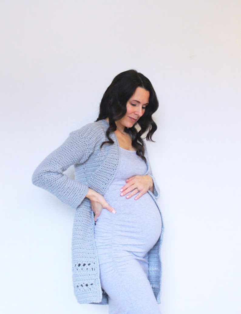 Angelica Cardigan — Easy & Long Crochet Cardigan Pattern for Women ...